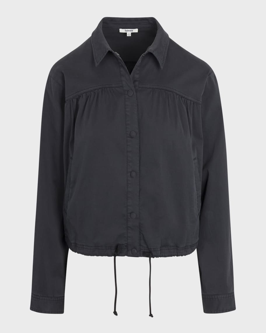 Splendid Caroline Elastic-Waist Blouson Jacket | Neiman Marcus