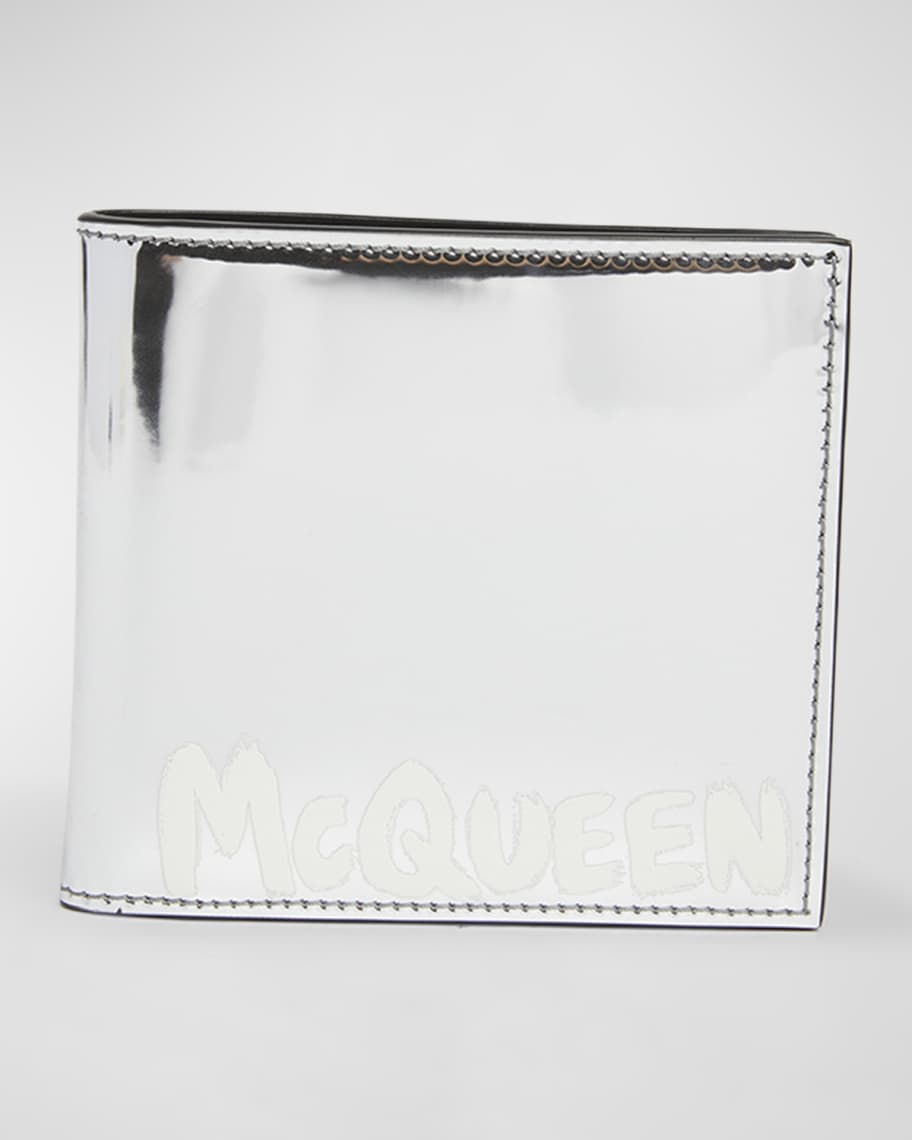McQueen Men's McQueen Graffiti Billfold Wallet | Neiman Marcus