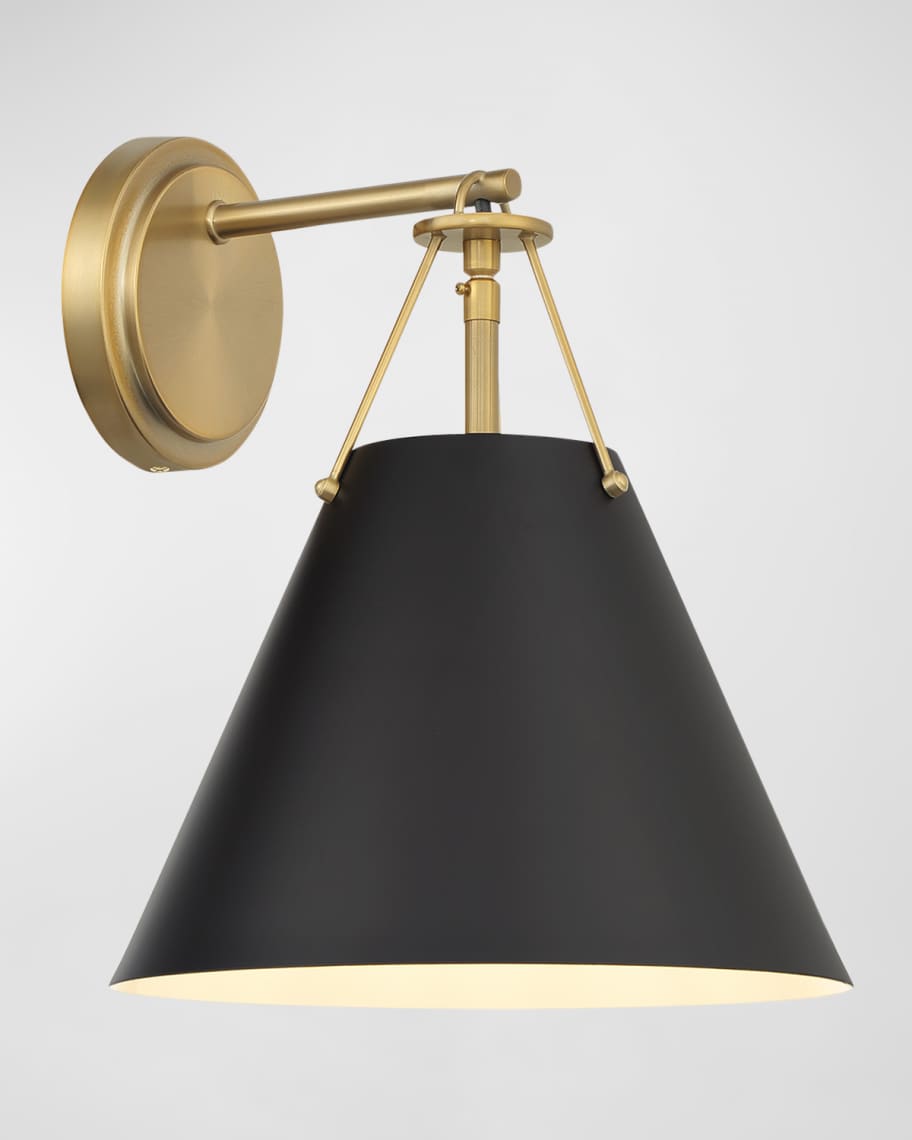 Crystorama Xavier 1-Light Task Sconce | Neiman Marcus