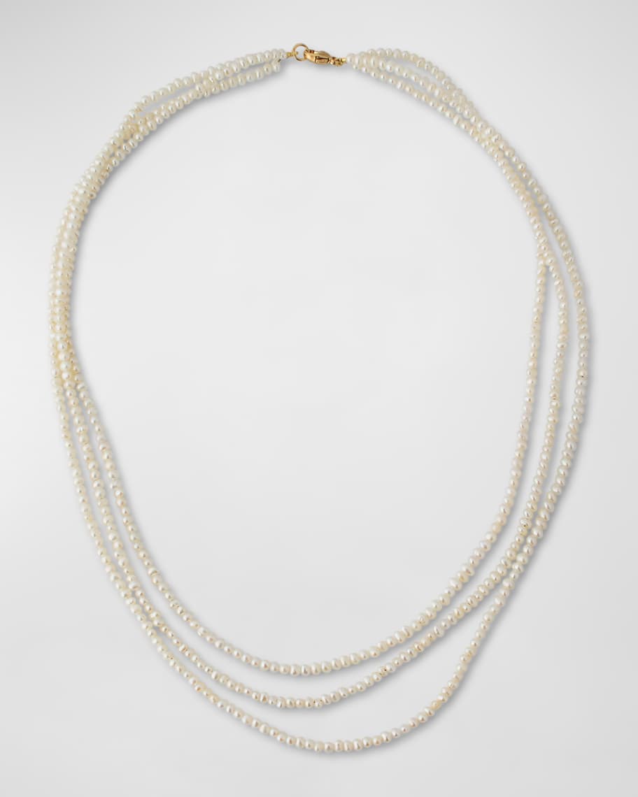 JIA JIA Mini Pearl Triple Layer Necklace | Neiman Marcus