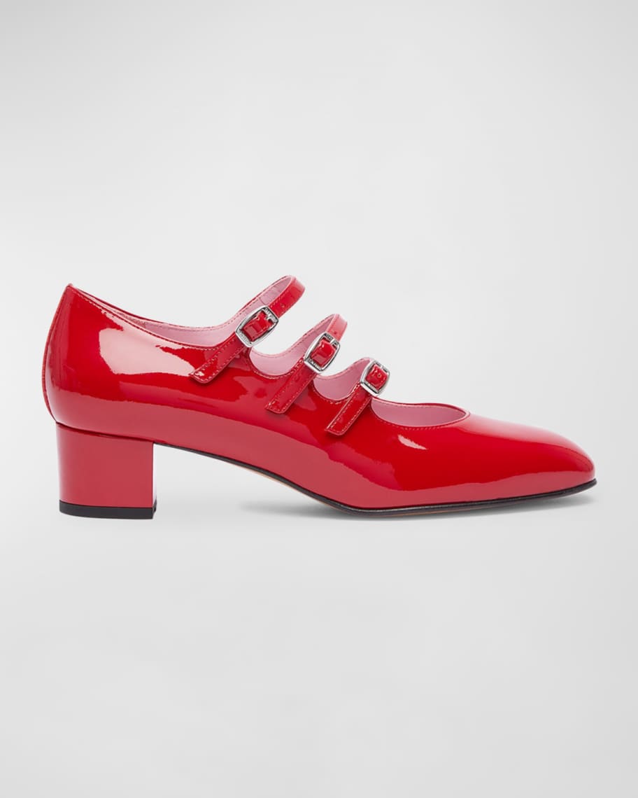 CAREL Kina Patent Mary Jane Ballerina Pumps | Neiman Marcus