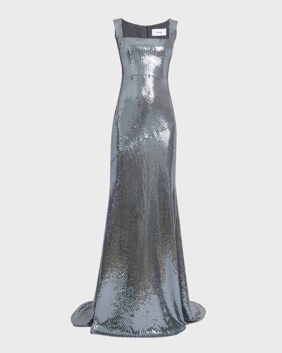 Alex Perry Sequin Portrait Gown | Neiman Marcus