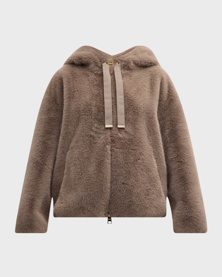 Herno Giubbotto Faux Fur Bomber Jacket | Neiman Marcus