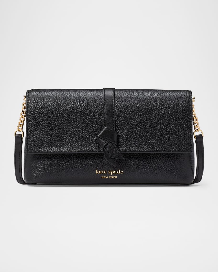 kate spade new york knott pebbled leather chain crossbody bag | Neiman ...