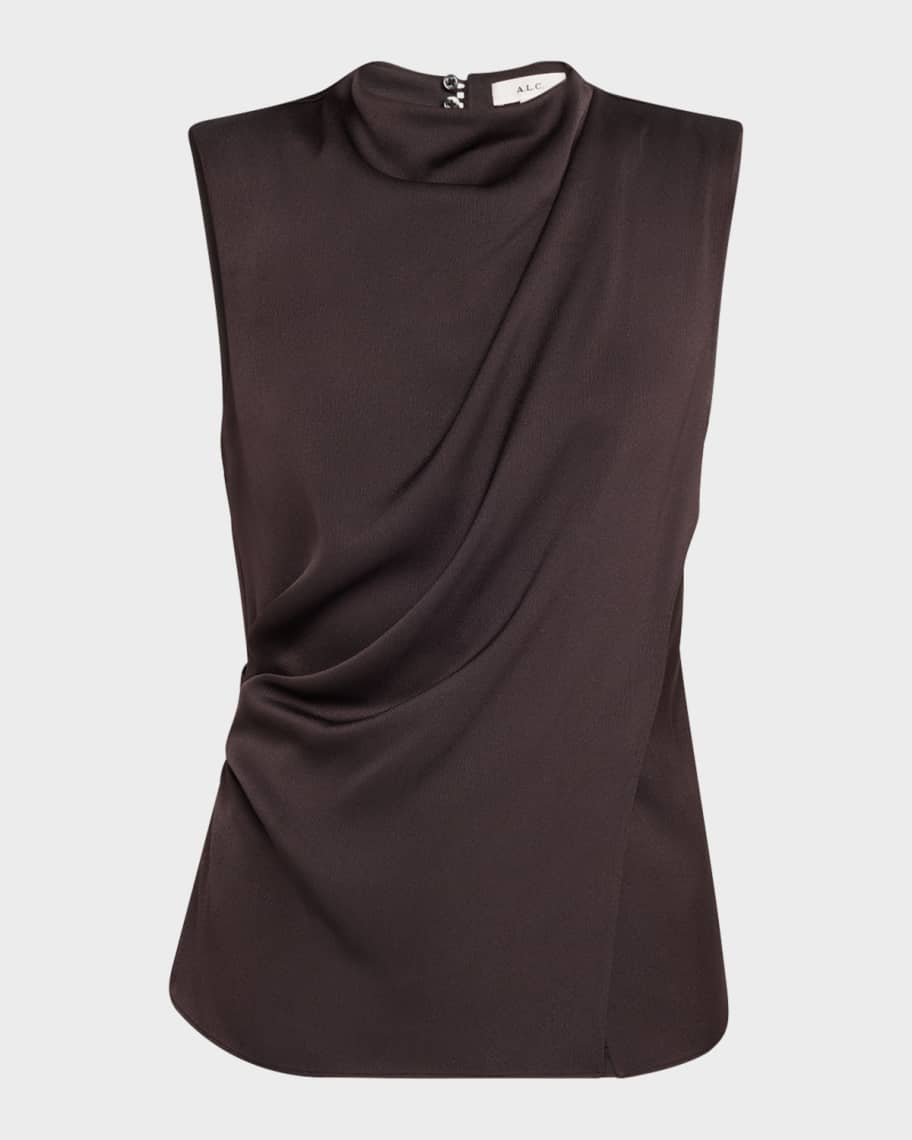 A.L.C. Amira Cowl-Neck Sleeveless Top | Neiman Marcus