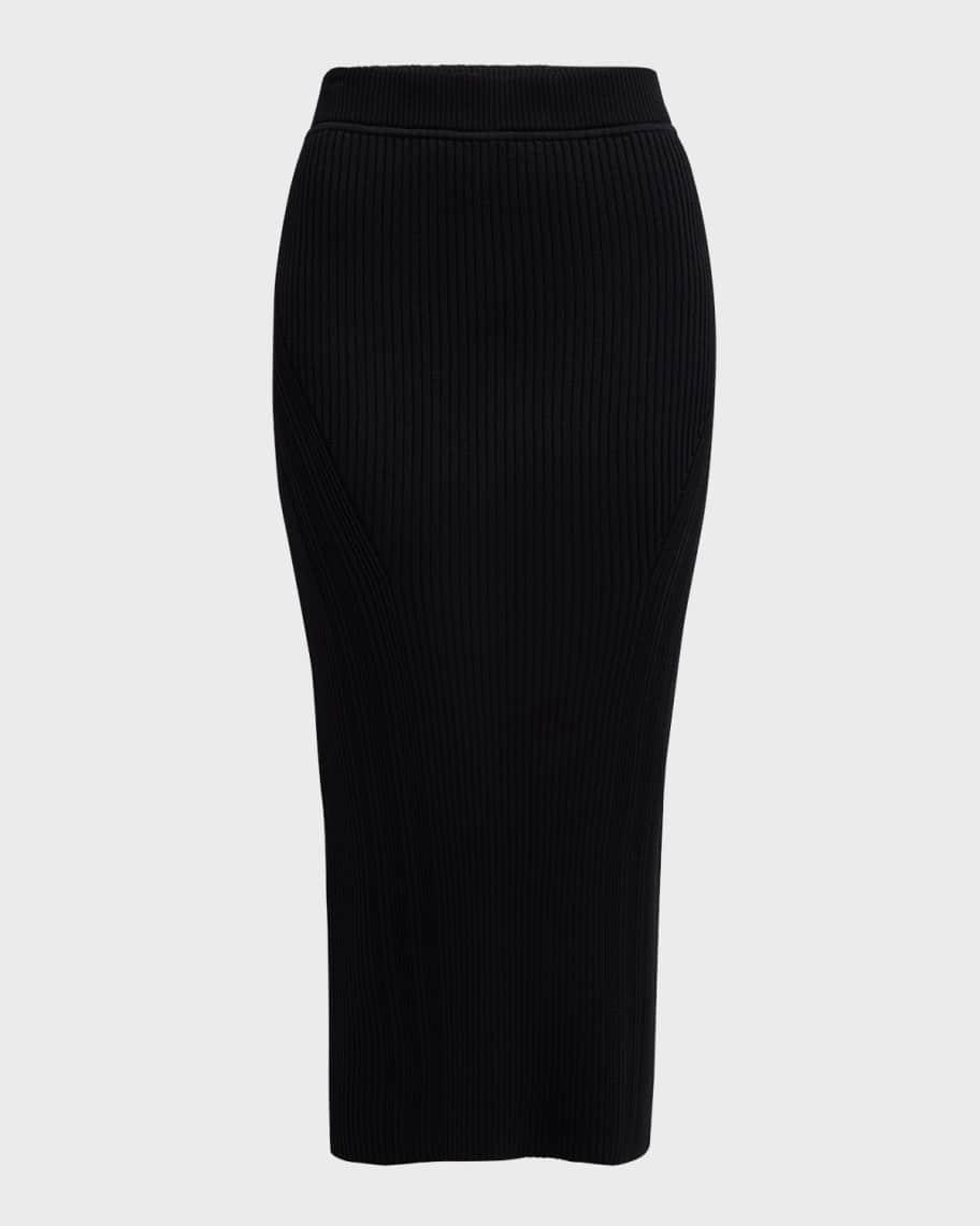 A.L.C. Joni Ribbed Midi Skirt | Neiman Marcus