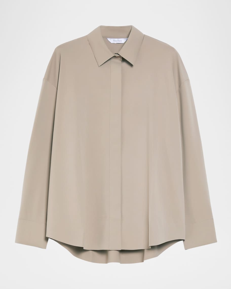 Max Mara Leisure Urbano Button-Down Shirt | Neiman Marcus