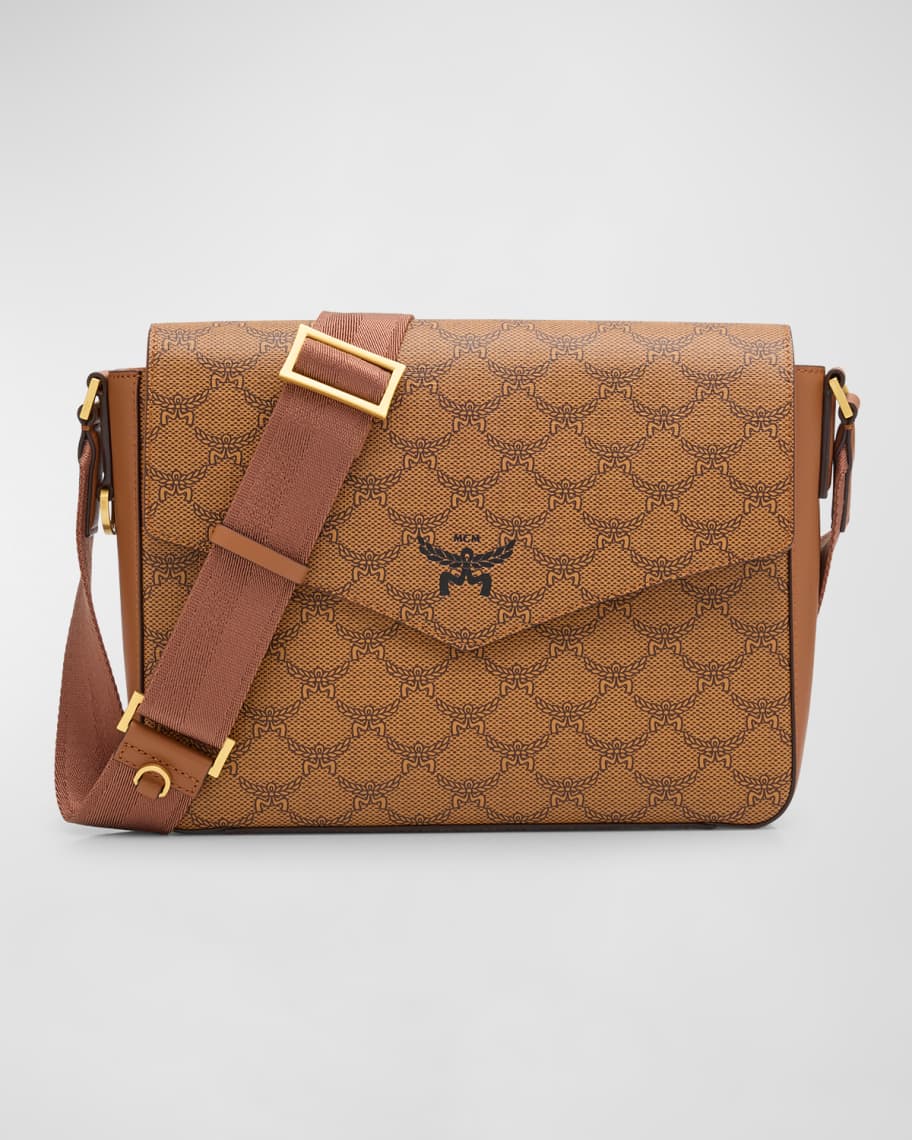 MCM Men's Himmel Lauretos Small Messenger Bag | Neiman Marcus