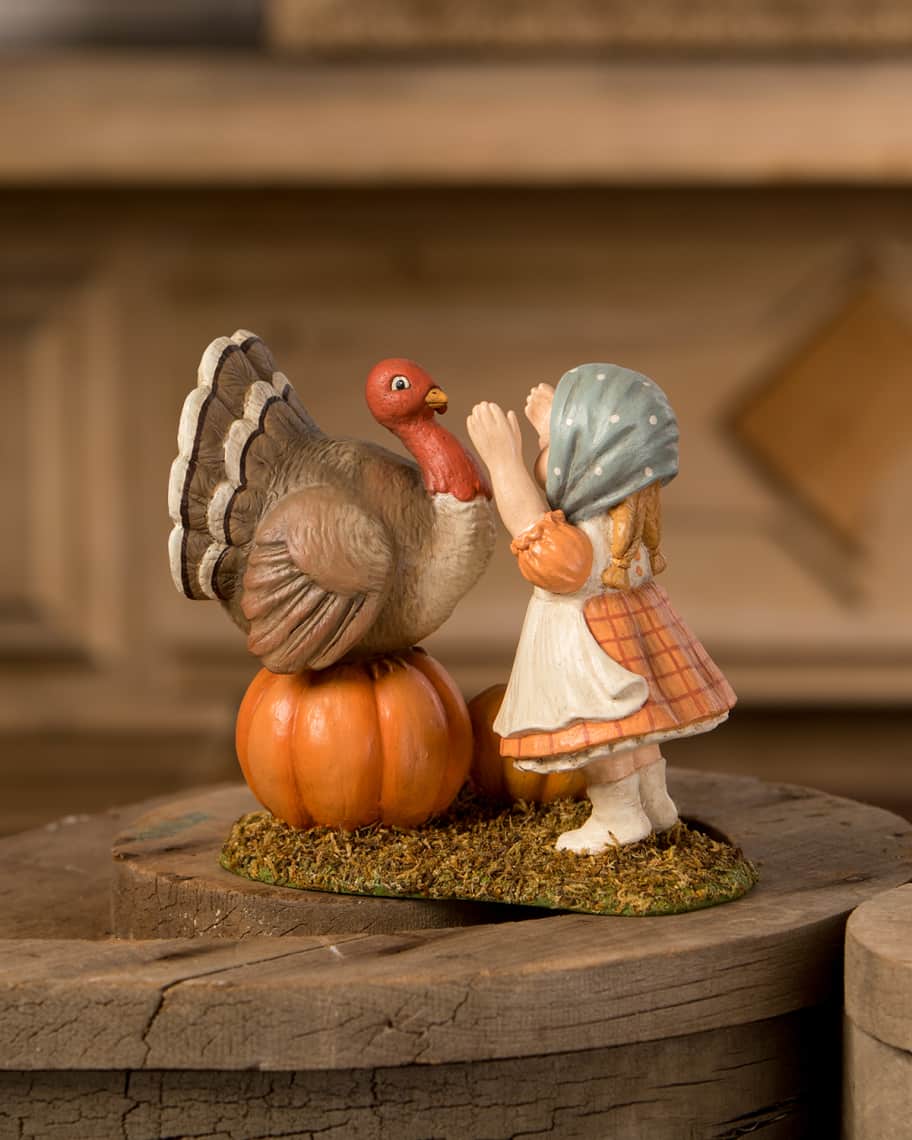 Bethany Lowe Trudy With Turkey Thanksgiving Decor | Neiman Marcus