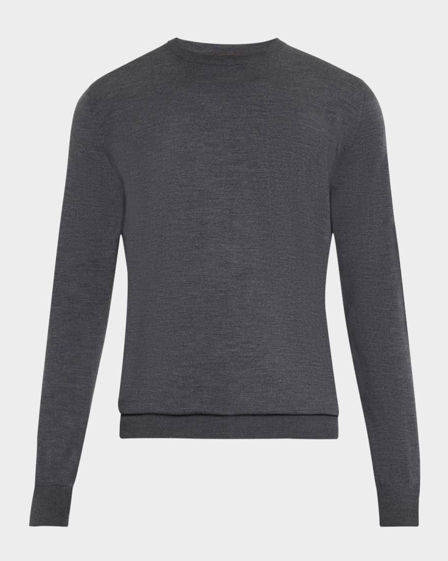 Colombo Men's Kid Wool Crewneck Sweater | Neiman Marcus