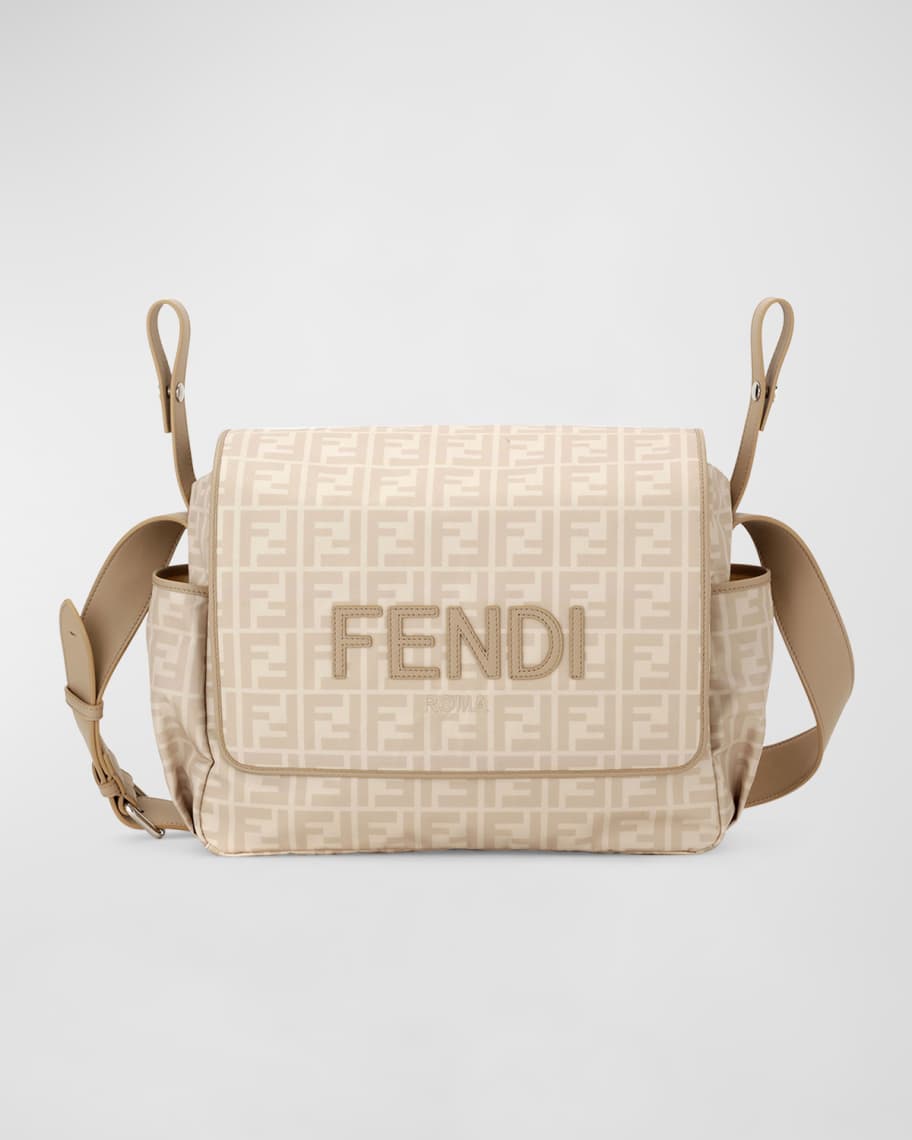 Fendi BABY FF ALLOVER DIAPER BAG | Neiman Marcus