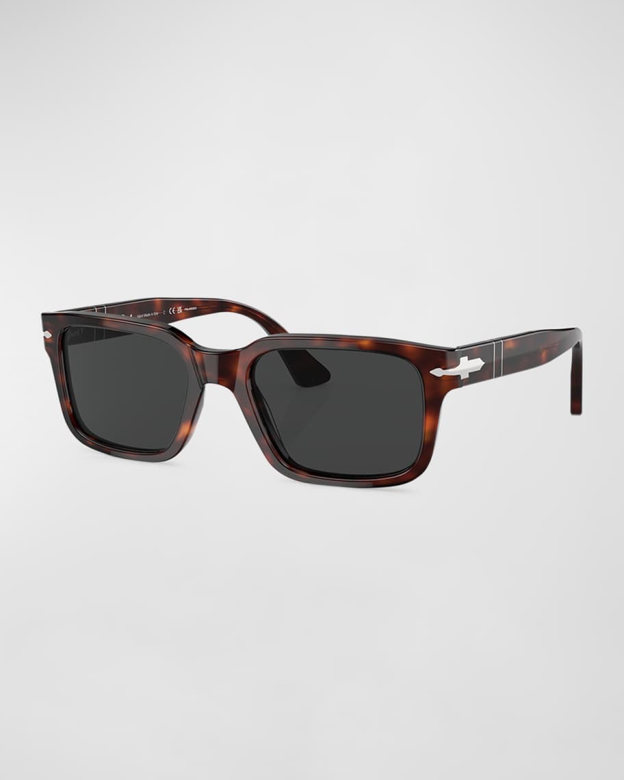 Persol Men's 0PO3272S Acetate Rectangle Sunglasses | Neiman Marcus