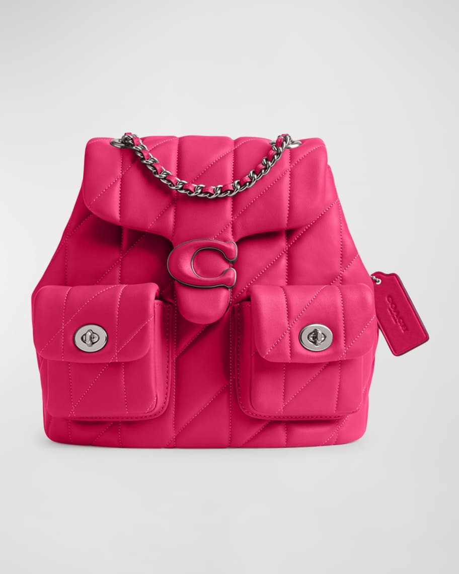 Coach Tabby Quilted Leather Chain Backpack | Neiman Marcus