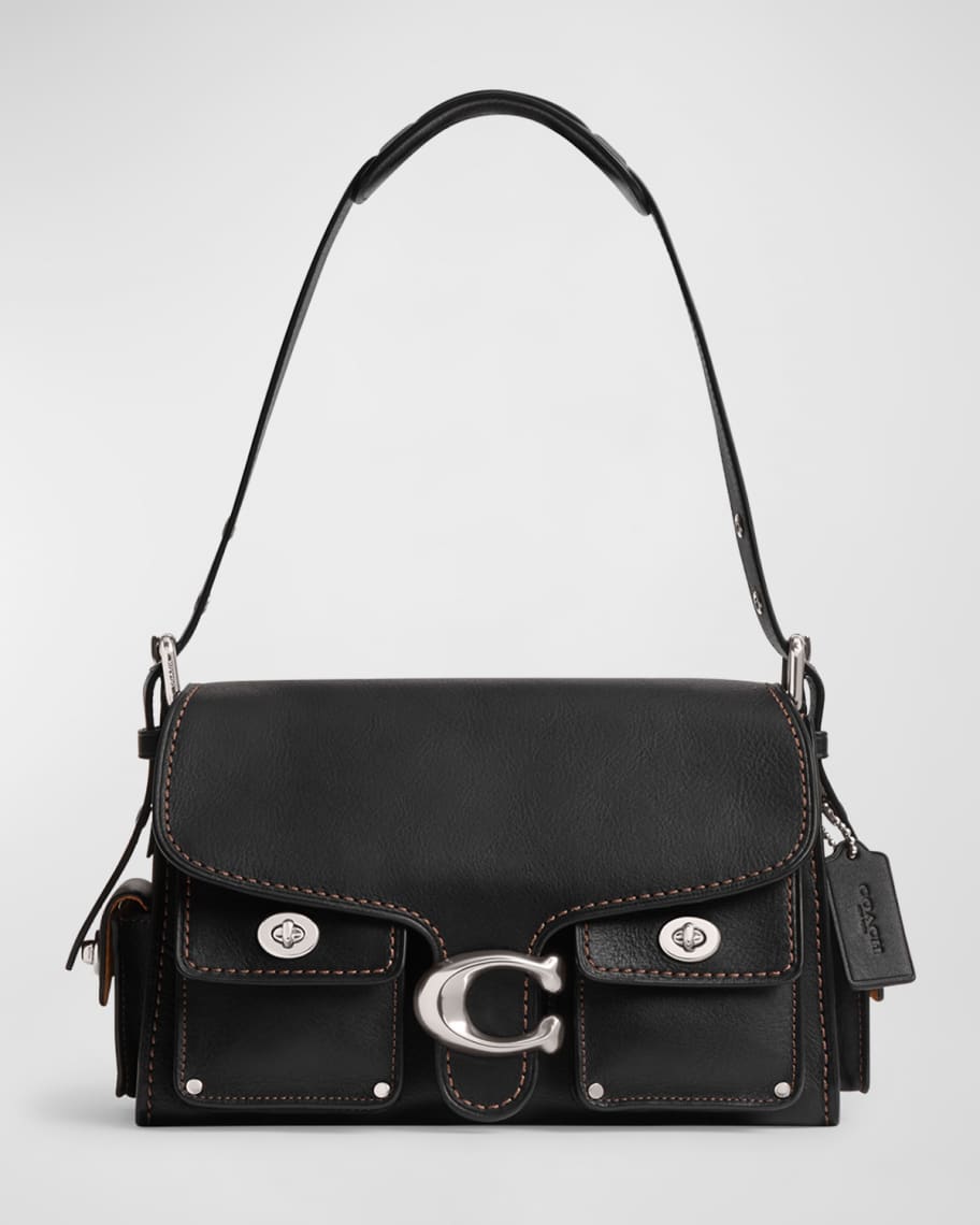 Coach Tabby Cargo Buckle Leather Shoulder Bag | Neiman Marcus