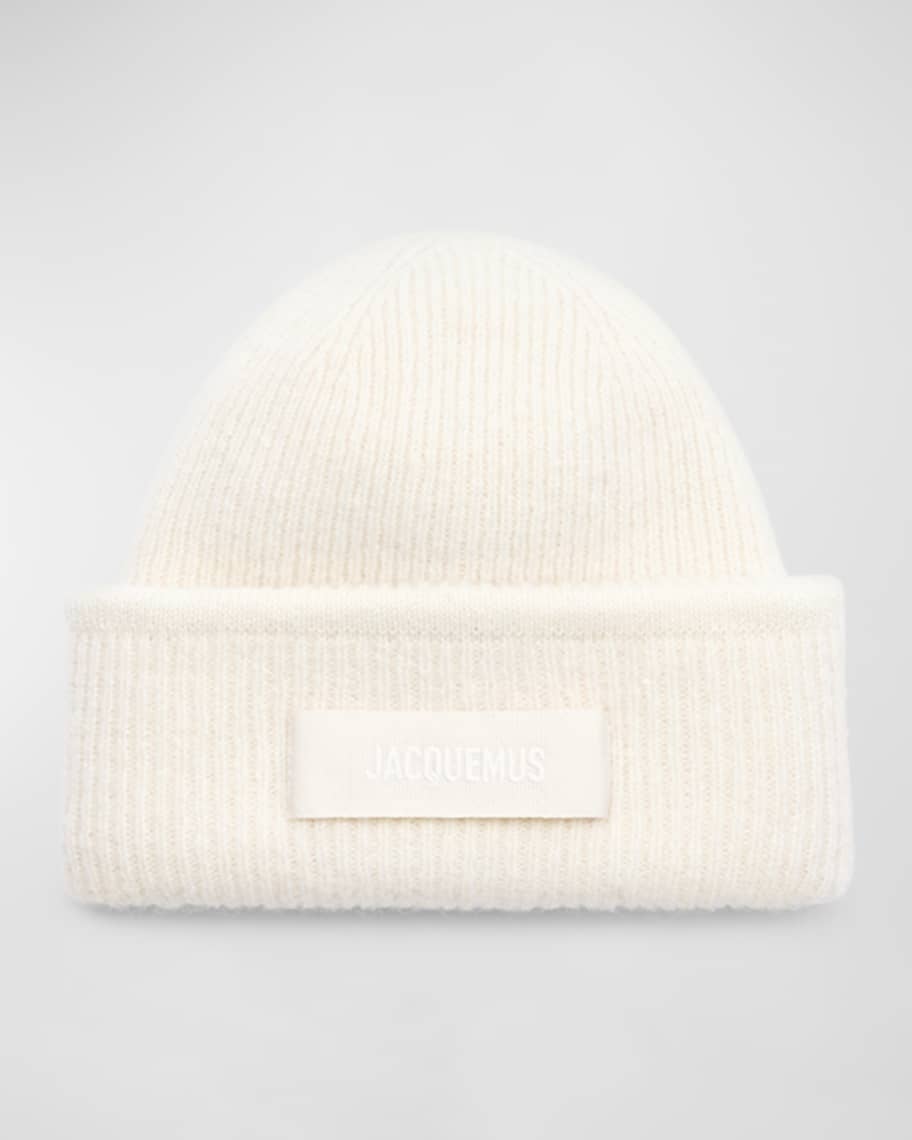 Jacquemus Le Bonnet Knit Wool-Blend Beanie | Neiman Marcus