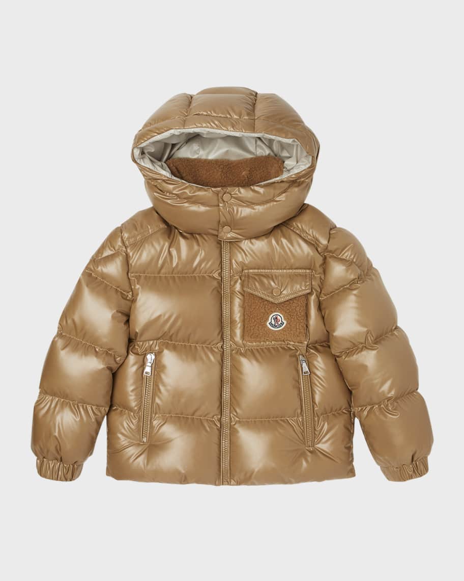 Moncler Boy's Yule Puffer Jacket, Size 4-6 | Neiman Marcus