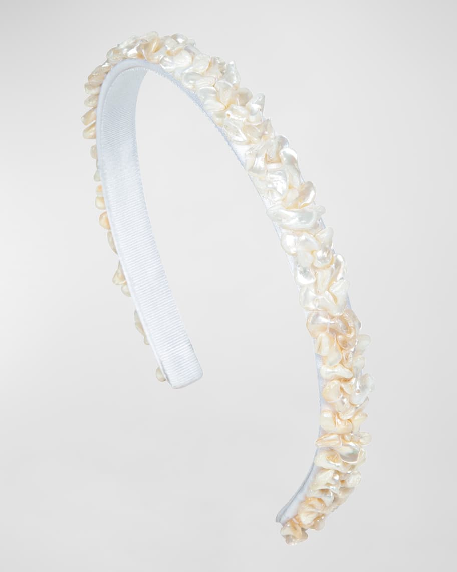 Jennifer Behr Beryl Pearly Headband | Neiman Marcus