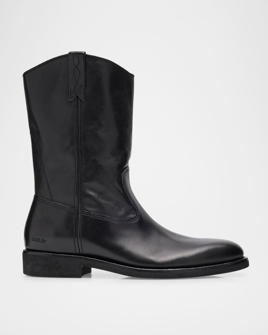 Golden Goose Men's Leather Biker Boots | Neiman Marcus