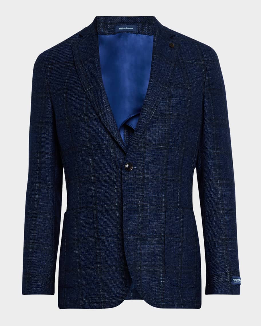 Peter Millar Men's Clyde Plaid Sport Coat | Neiman Marcus
