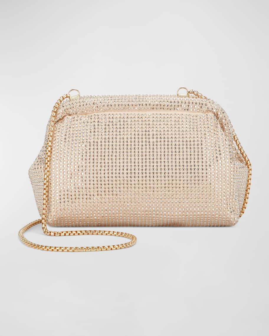 Rafe Brooke Small Frame Rhinestone-Embellished Clutch Bag | Neiman Marcus