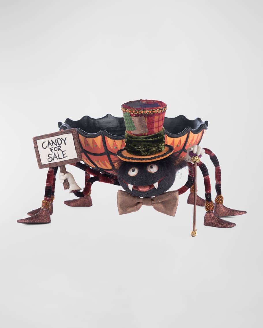 Katherine's Collection Broomstick Acres Spider Candy Dish | Neiman Marcus
