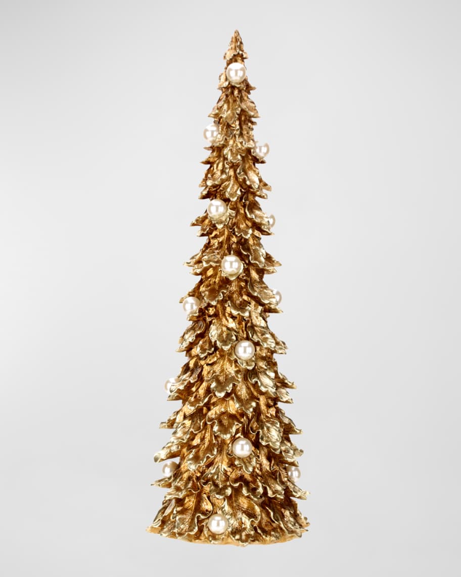 Mark Roberts Gilded Pearl Christmas Tree, Large | Neiman Marcus