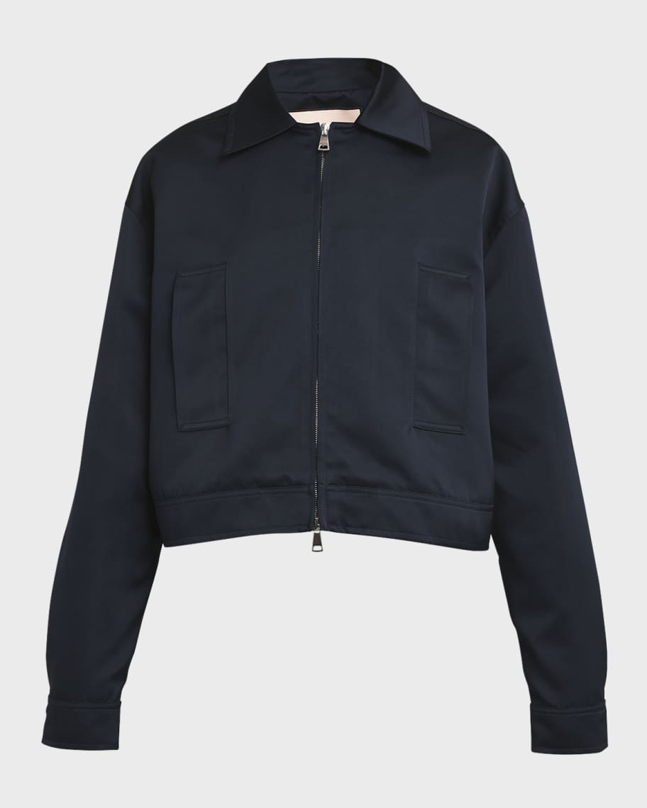 Plan C Zip-Up Cargo Jacket | Neiman Marcus