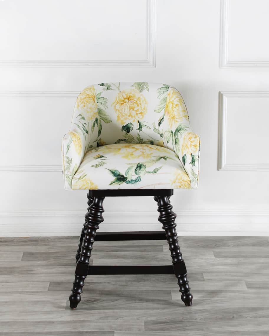 Peninsula Home Collection Loren Swivel 26" Counter Stool | Neiman Marcus