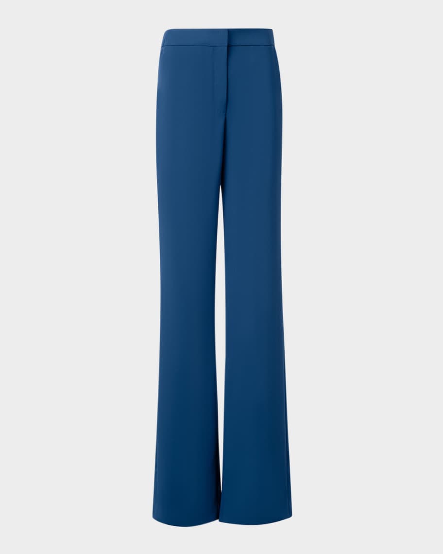 Akris punto Marla Signature Lasercut Pants | Neiman Marcus