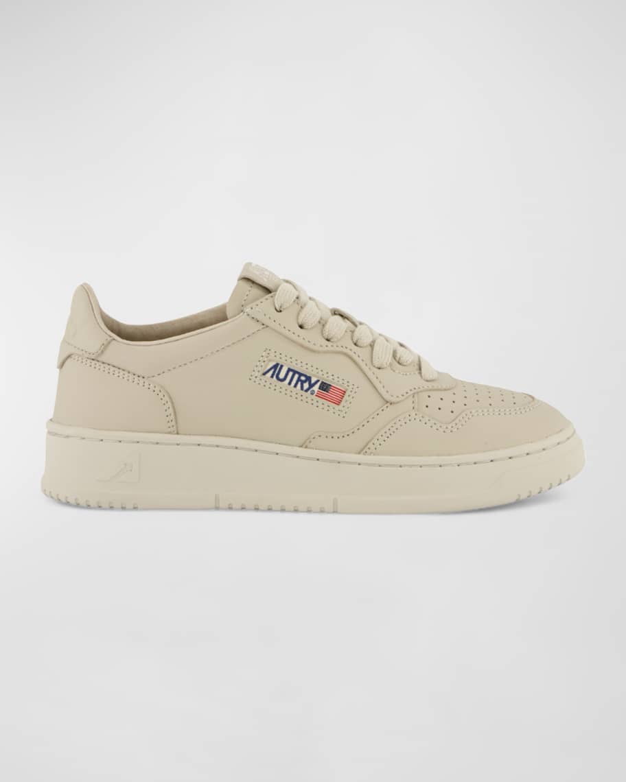 AUTRY Medalist Leather Low-Top Sneakers | Neiman Marcus