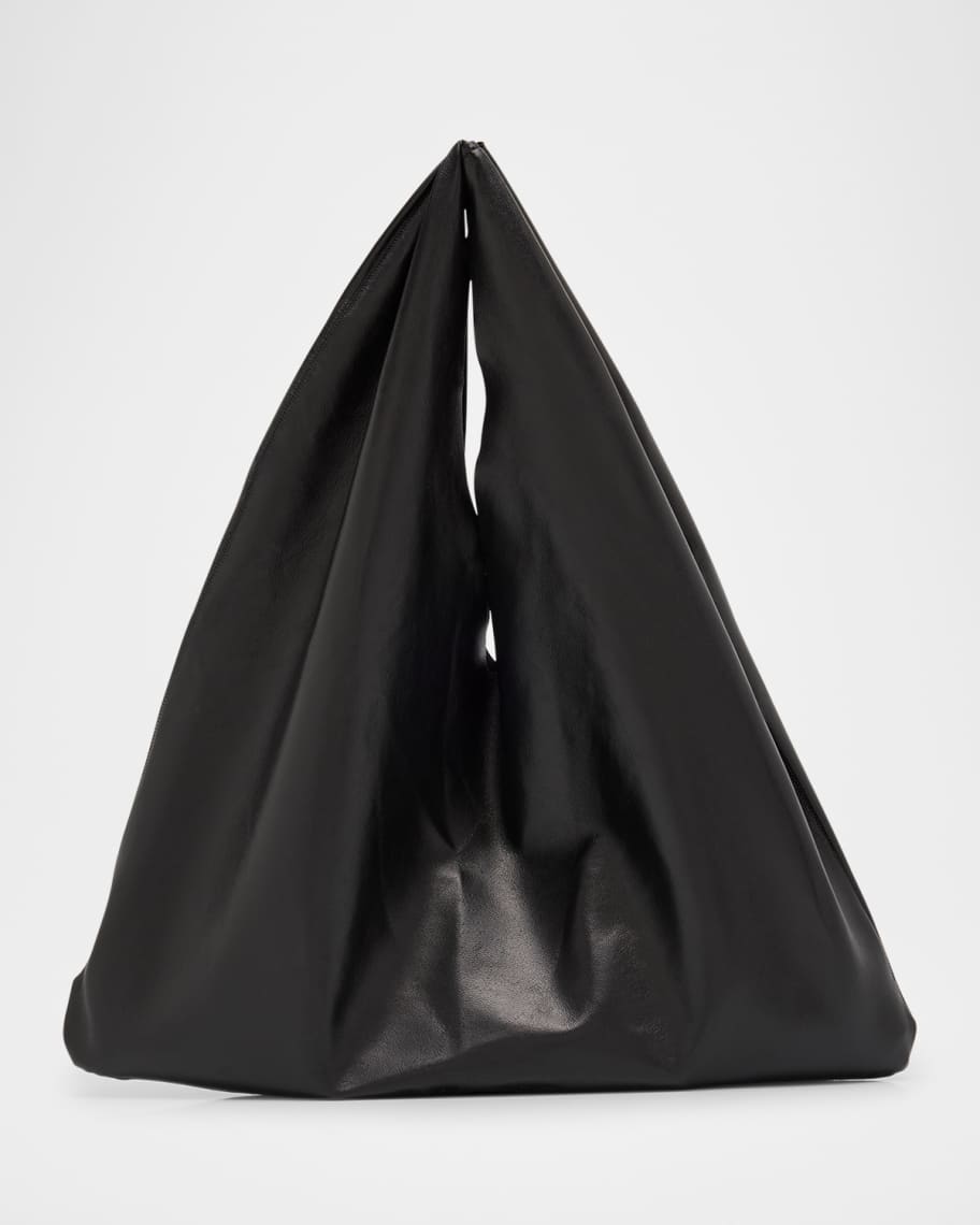 THE ROW Small Bindle in Nappa Crackled Leather | Neiman Marcus