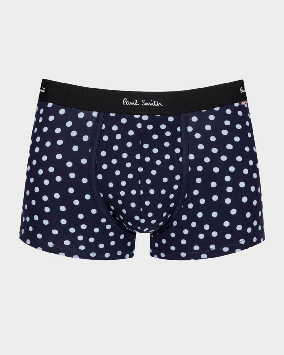 Paul Smith Men's Organic Cotton Polka Dot Boxer Briefs | Neiman Marcus