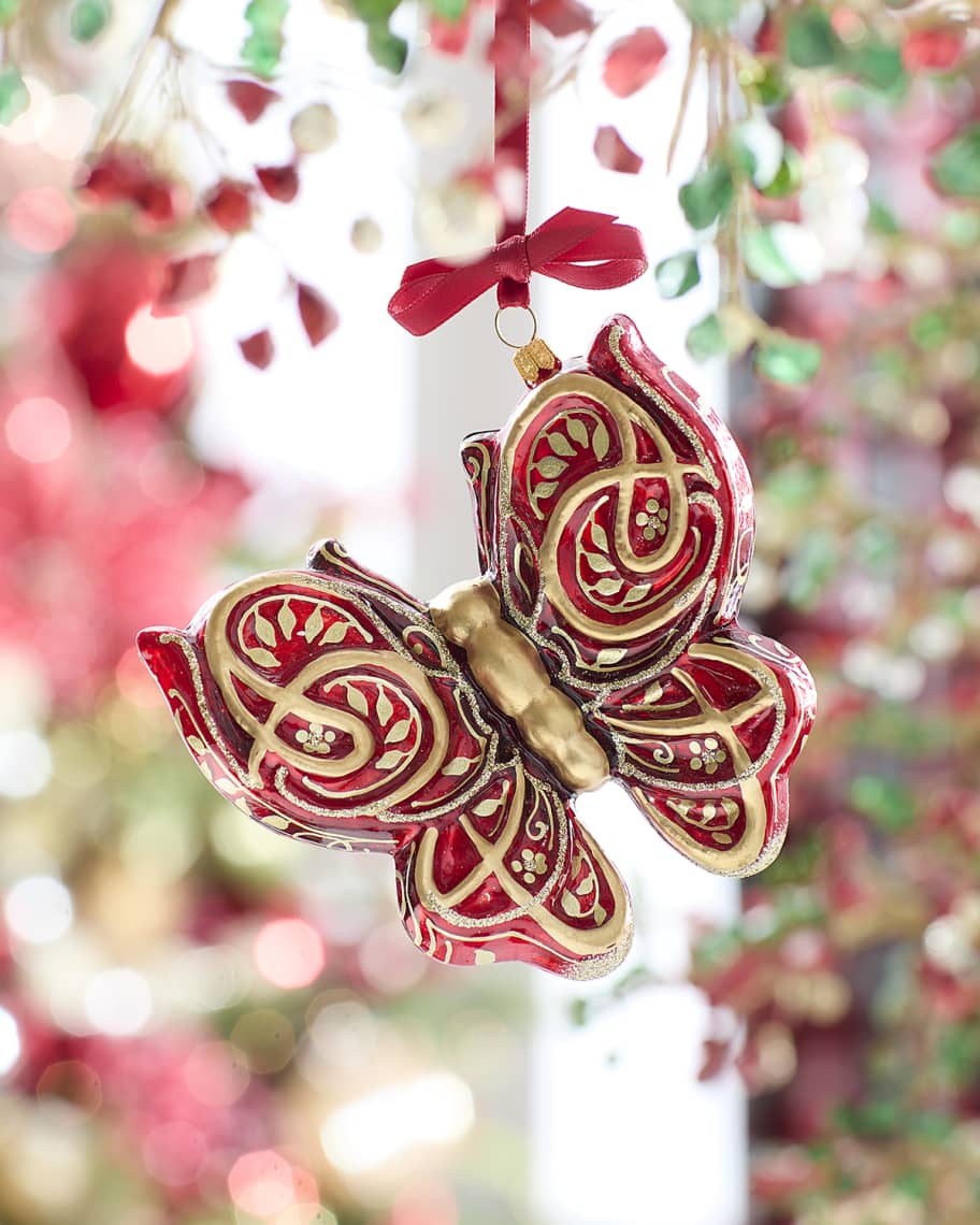 Joy To The World Collectibles Neiman Marcus 3D Butterfly Ornament ...