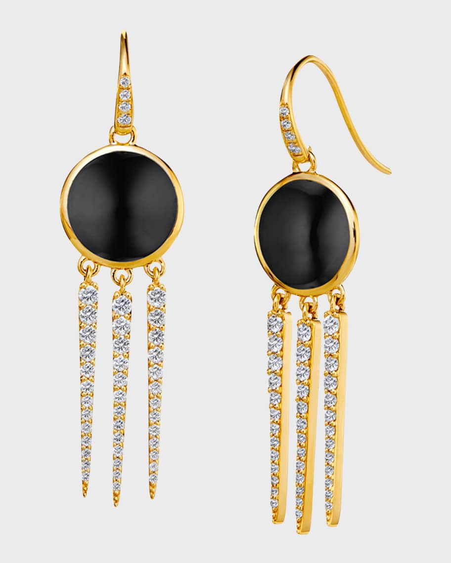 Syna Chakra Dream Catcher Chrysoprase Earrings | Neiman Marcus