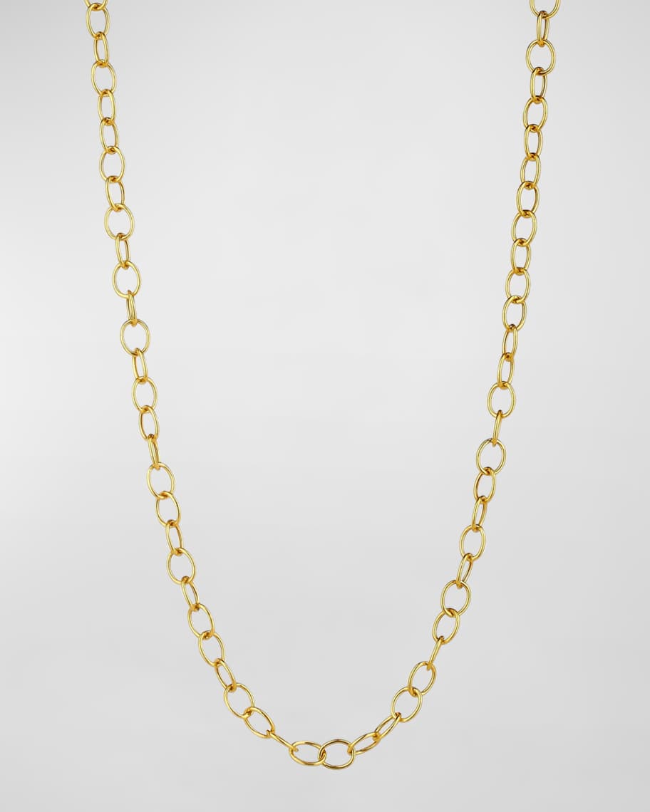 Syna 18k Yellow Gold Thick Chain Link Necklace, 30"L | Neiman Marcus