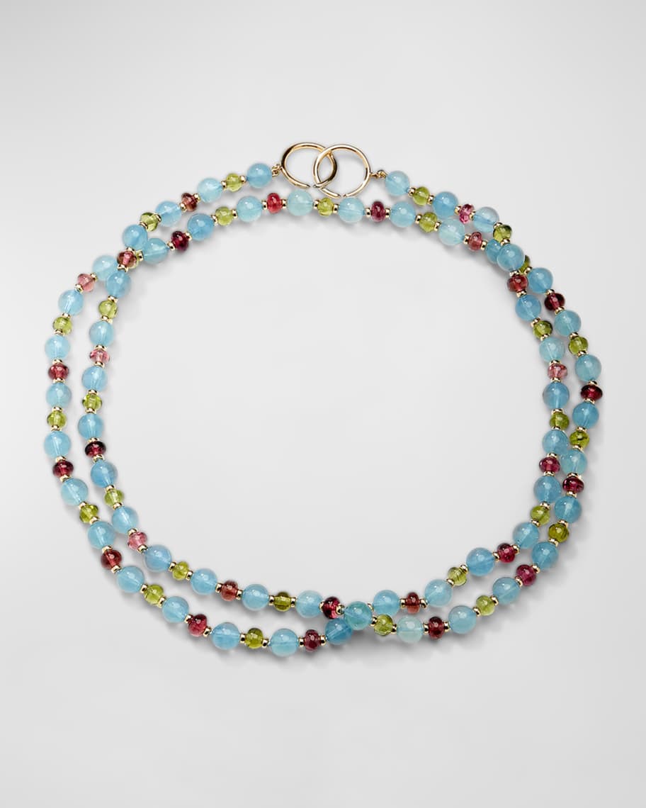 Syna 18K Yellow Gold Limited Edition Mogul Bead Necklace with ...