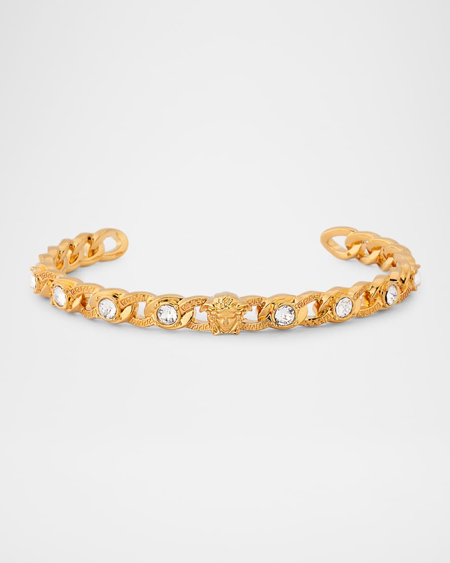 Versace Medusa Greca Chain Cuff Bracelet | Neiman Marcus