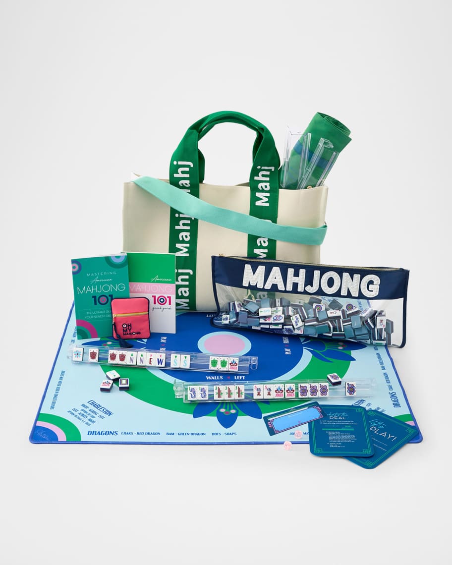 OH MY MAHJONG Preppy Soiree Ultimate Mahjong Set | Neiman Marcus