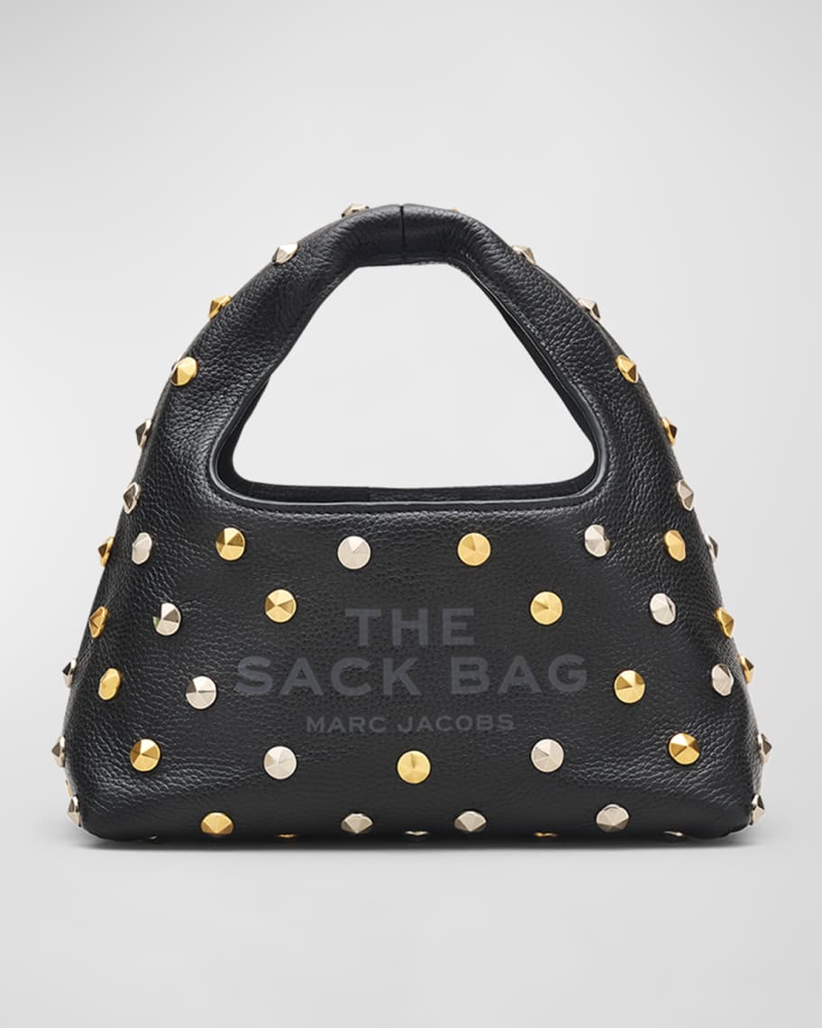 Marc Jacobs The Glam Studs Leather Mini Sack Bag | Neiman Marcus