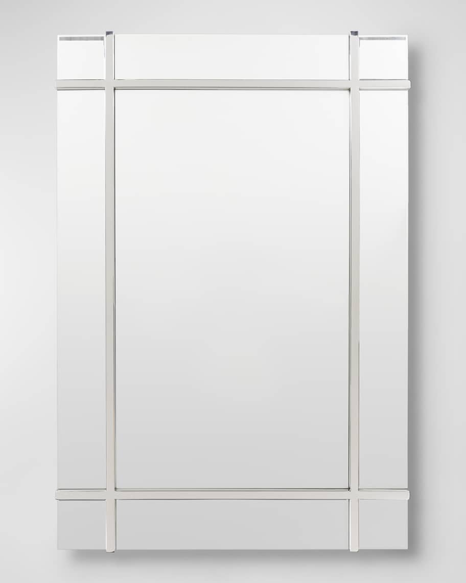 Surya Sadler 48" Criss-Cross Wall Mirror | Neiman Marcus