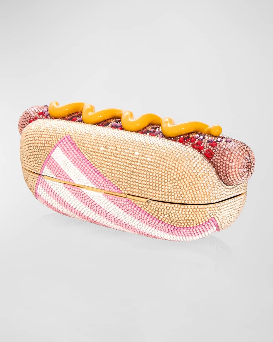Judith Leiber Couture Hot Dog Crystal Minaudiere | Neiman Marcus