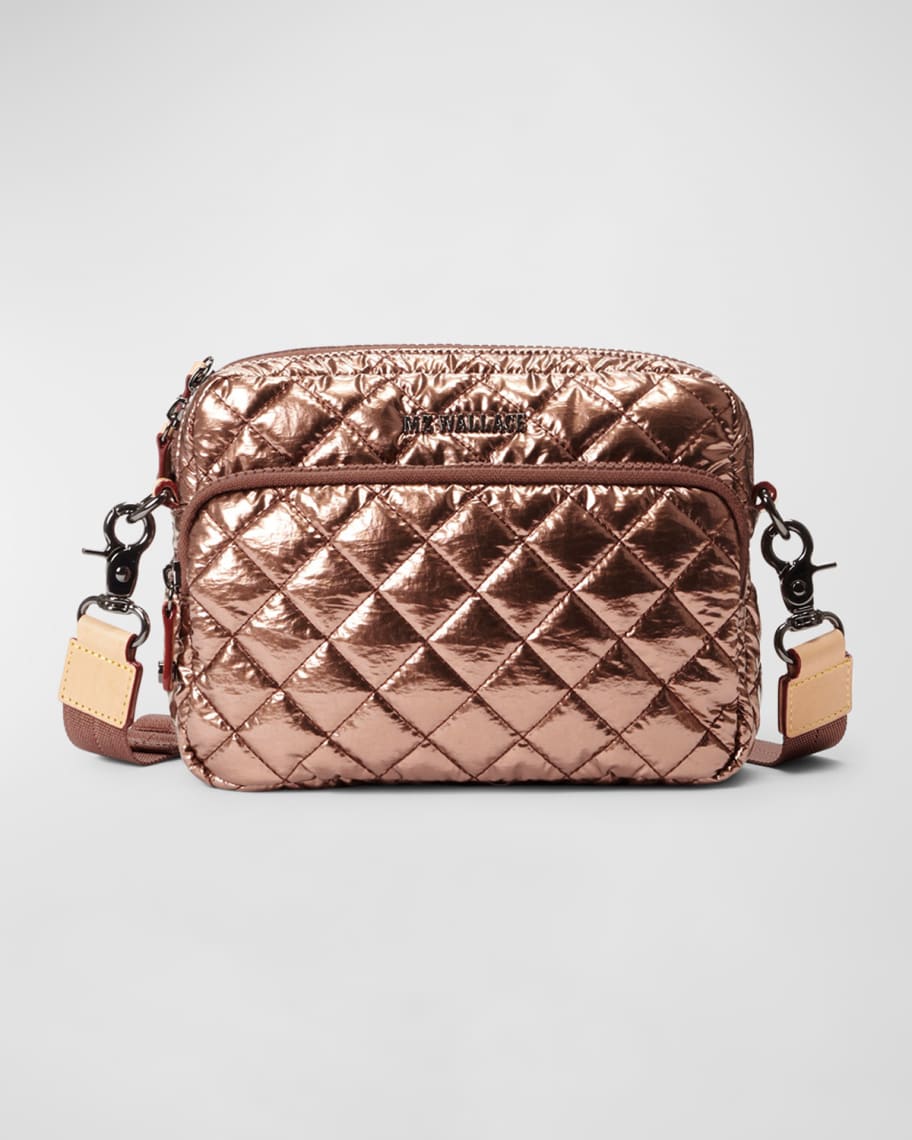 MZ WALLACE Metro Small Quilted Camera Crossbody Bag | Neiman Marcus