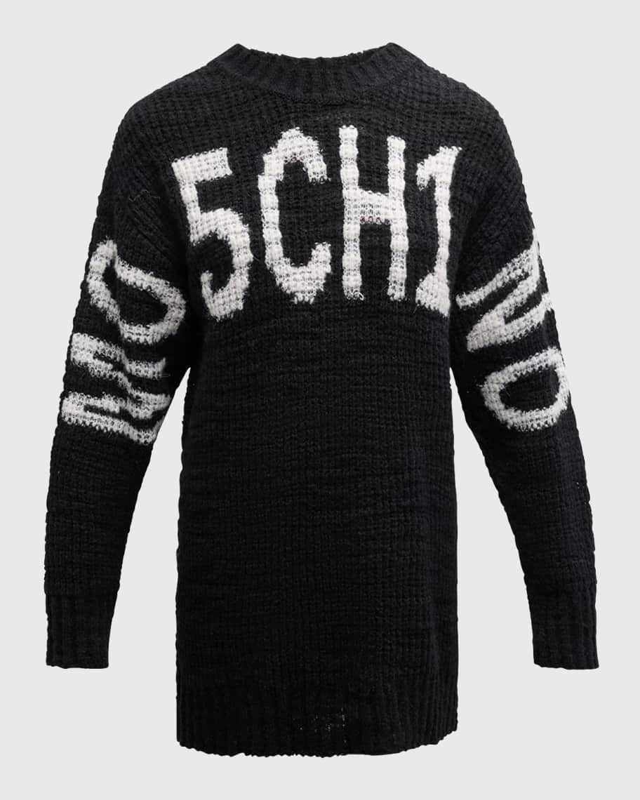 Moschino Jeans Logo Sweater Dress | Neiman Marcus