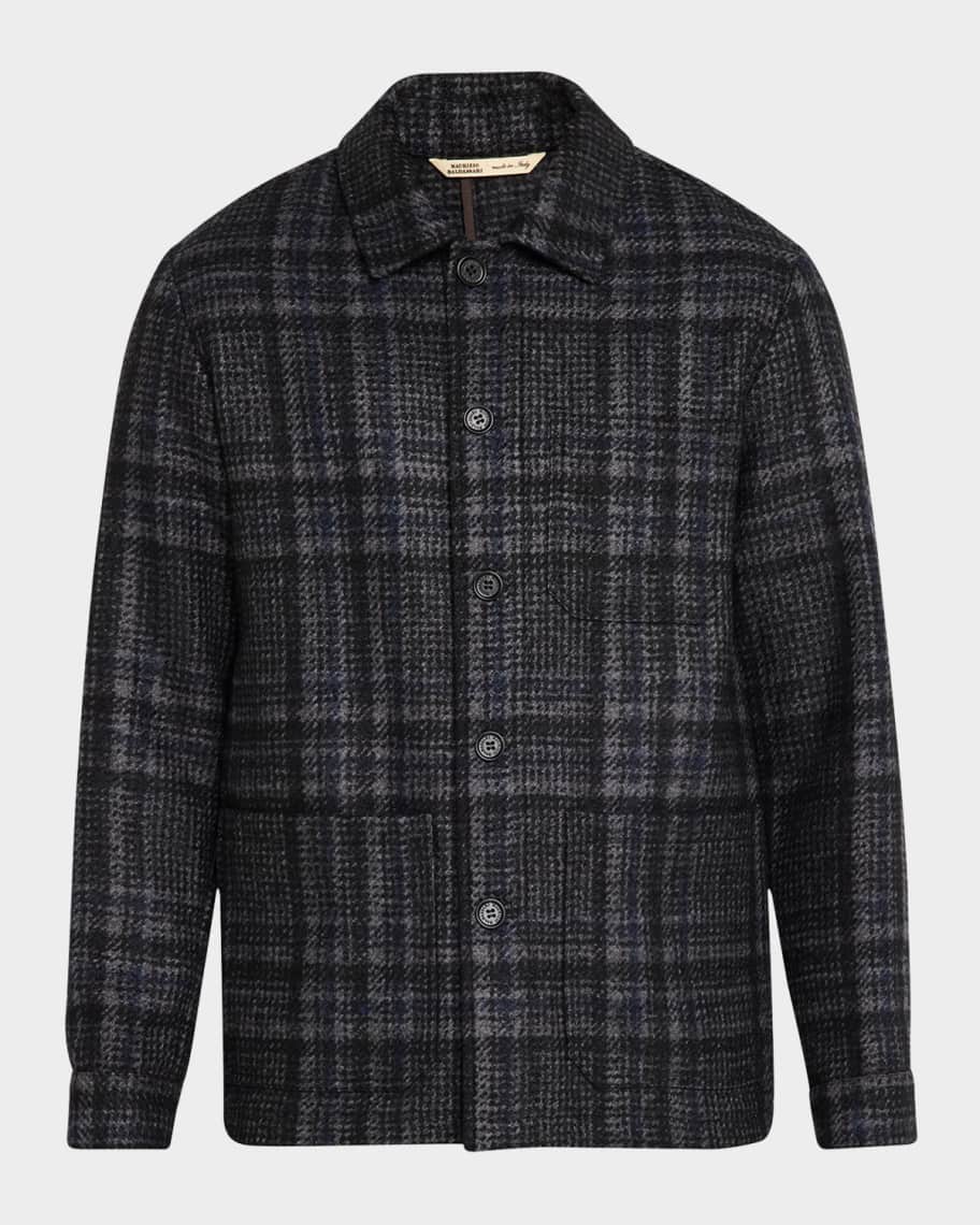 Baldassari Men's Plaid Chore Jacket | Neiman Marcus