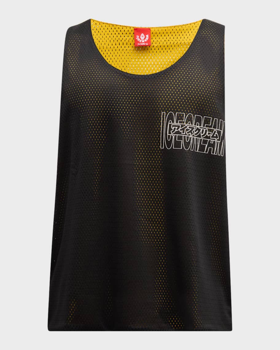 ICECREAM Men's Brick Reversible Mesh Tank Top | Neiman Marcus
