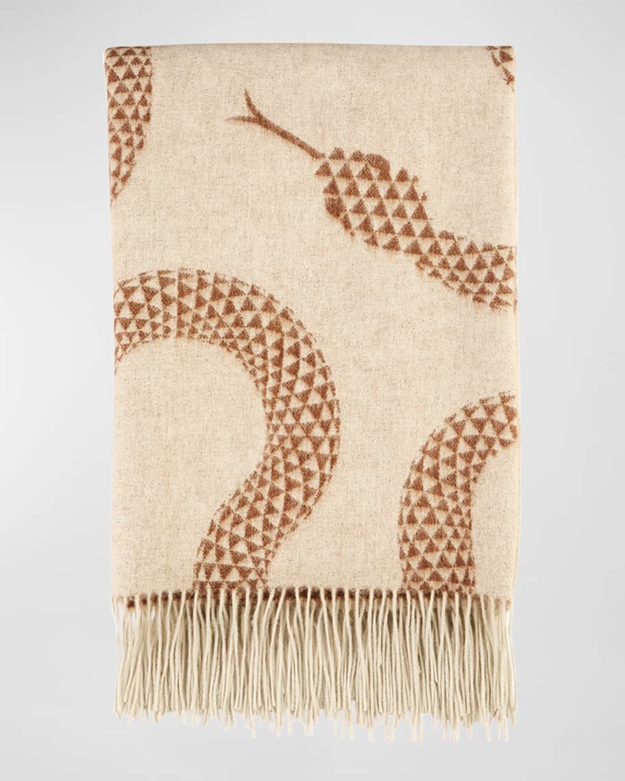 Jonathan Adler Edna Merino Wool Throw, 50" x 70" | Neiman Marcus