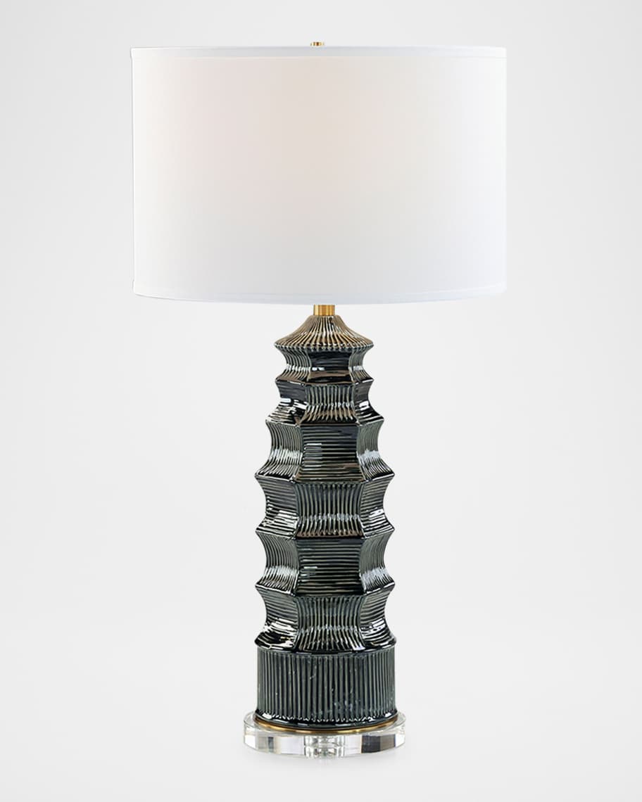 John-Richard Collection Preto 33" Table Lamp | Neiman Marcus