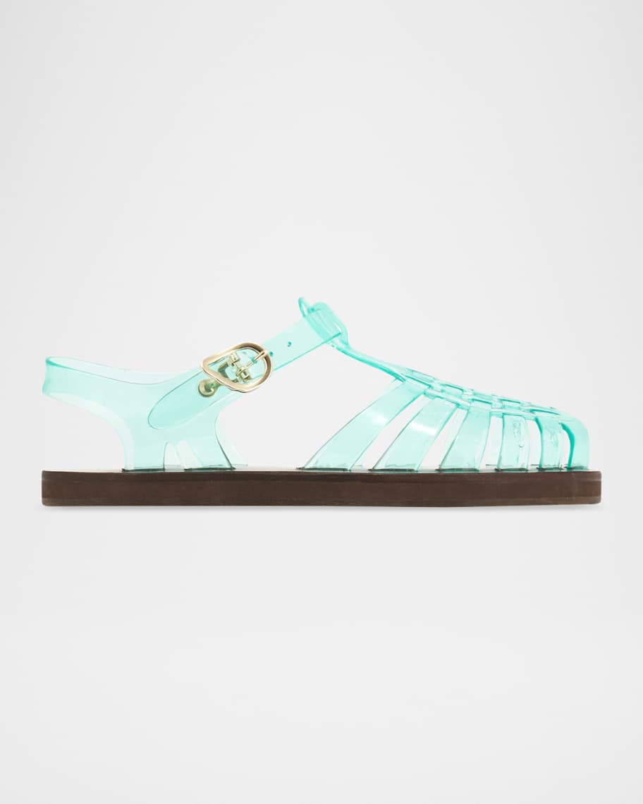 Ancient Greek Sandals Homeria Transparent Jelly Fisherman Sandals ...