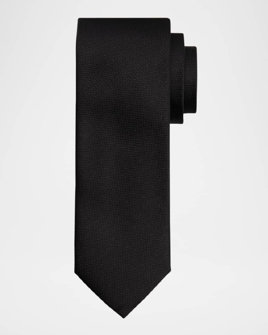 Eton Men's Woven Micro-Pattern Silk Tie | Neiman Marcus