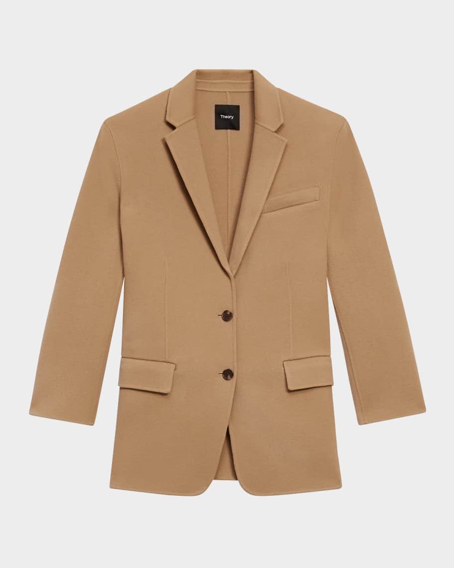 Theory Double-Face Oversized Tailor Jacket | Neiman Marcus